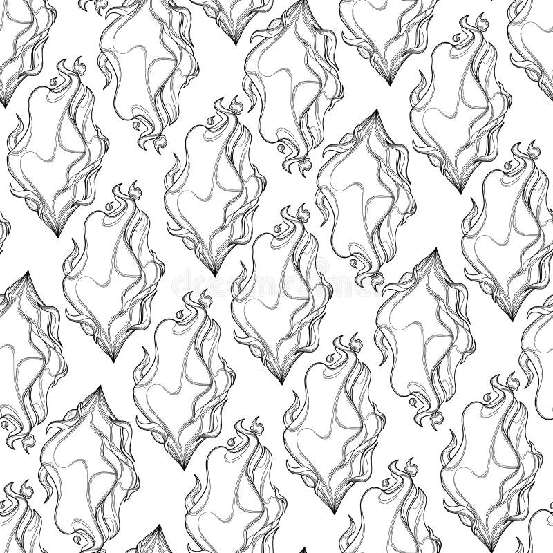 Abstract graphic fire stock vector. Illustration of seamless - 94595396