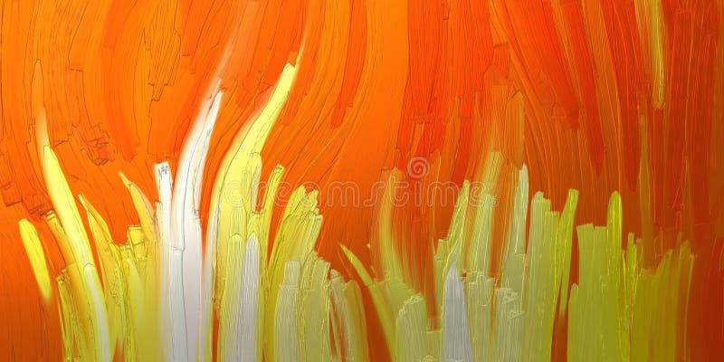 Abstract Graphic Fire Texture in Bright Colours. Stock Illustration ...