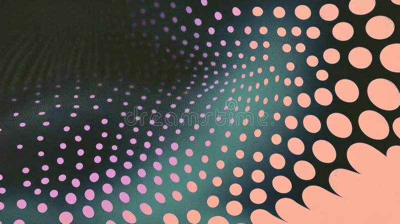 Abstract Graphic with a Gradient of Dots Creating a Dynamic Visual ...