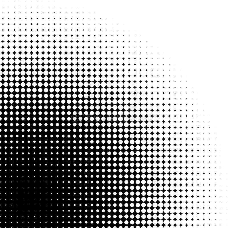 Halftone Element. Abstract Geometric Graphic with Half-tone Pattern ...