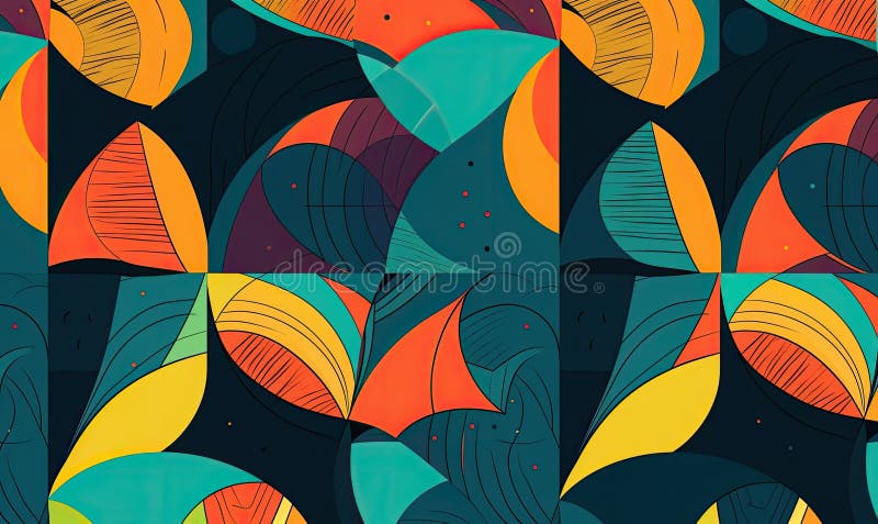 Abstract Graphic Patterns Infuse Energy into Design Creating Using ...