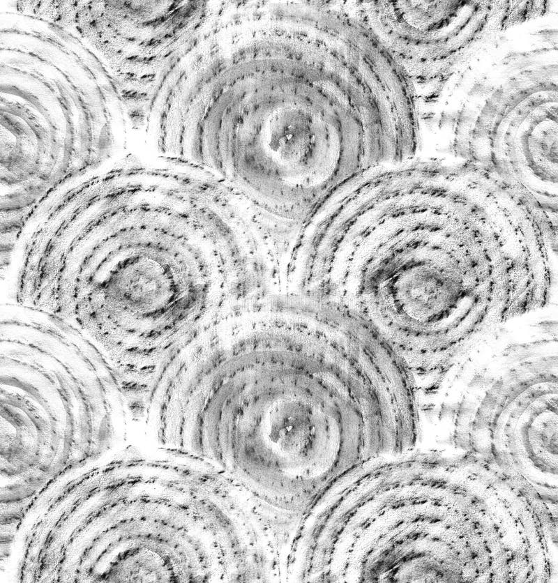 Abstract Graphic Scales. Hand Drawn Seamless Pattern Stock Illustration ...