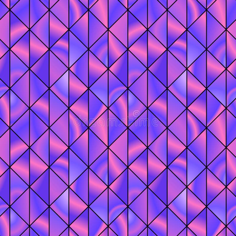 Graphic Pattern with Vivid Violet Triangles Stock Vector - Illustration ...