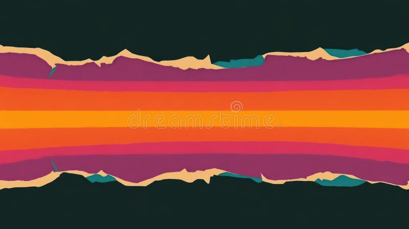Abstract Graphic with Vibrant, Layered Colors Resembling Torn Paper ...