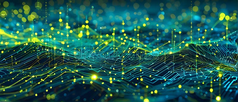 Abstract Graphical Wallpaper Illustration, Symbolic for Artificial ...