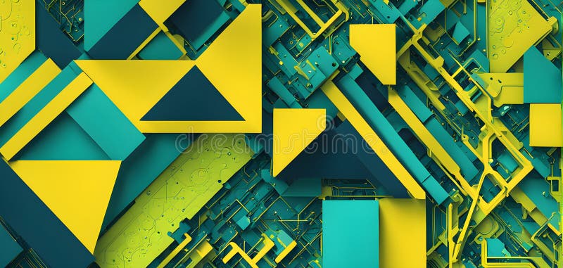 Abstract Graphical Wallpaper Illustration, Symbolic for Artificial ...