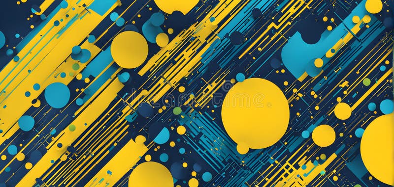 Abstract Graphical Wallpaper Illustration, Symbolic for Artificial ...