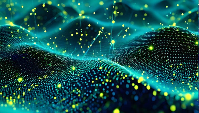 Abstract Graphical Wallpaper Illustration, Symbolic for Artificial ...