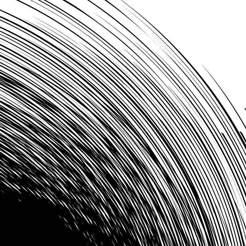 Abstract Graphics with Circular Spiral Distortion. Pattern of Rotating ...