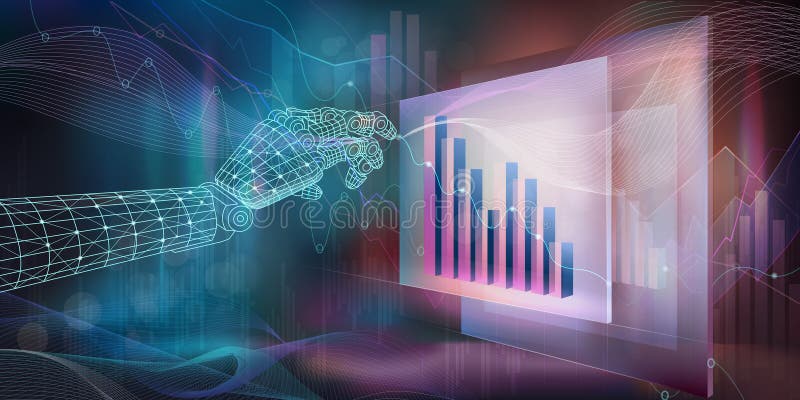 Abstract Graphics on the Topic of the Development of Financial ...