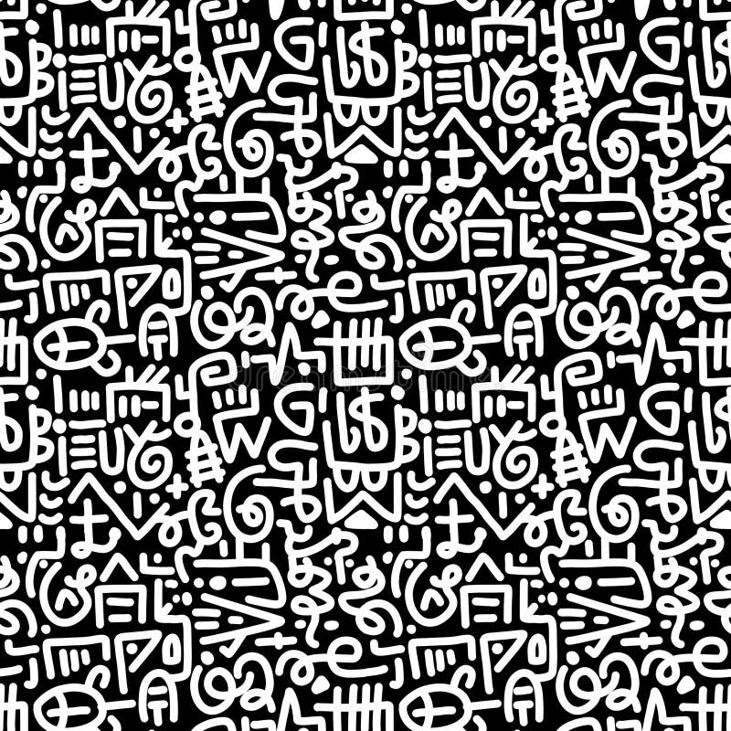 Abstract Graphics of Versatile Seamless Patterns Stock Illustration ...