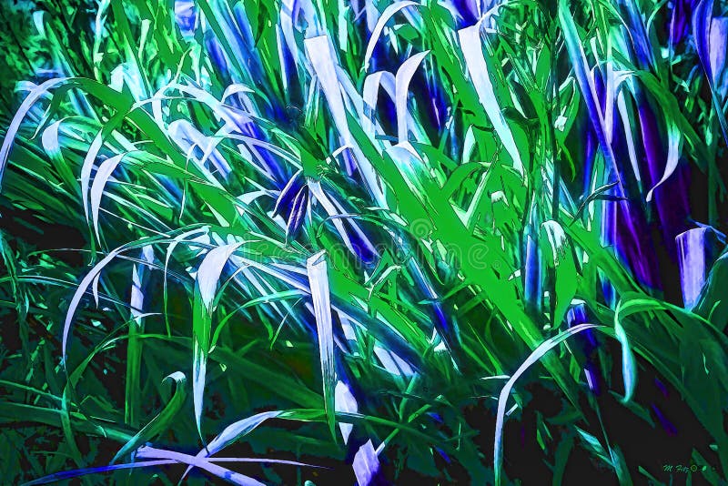 Abstract Grass stock illustration. Illustration of flowing - 92256424