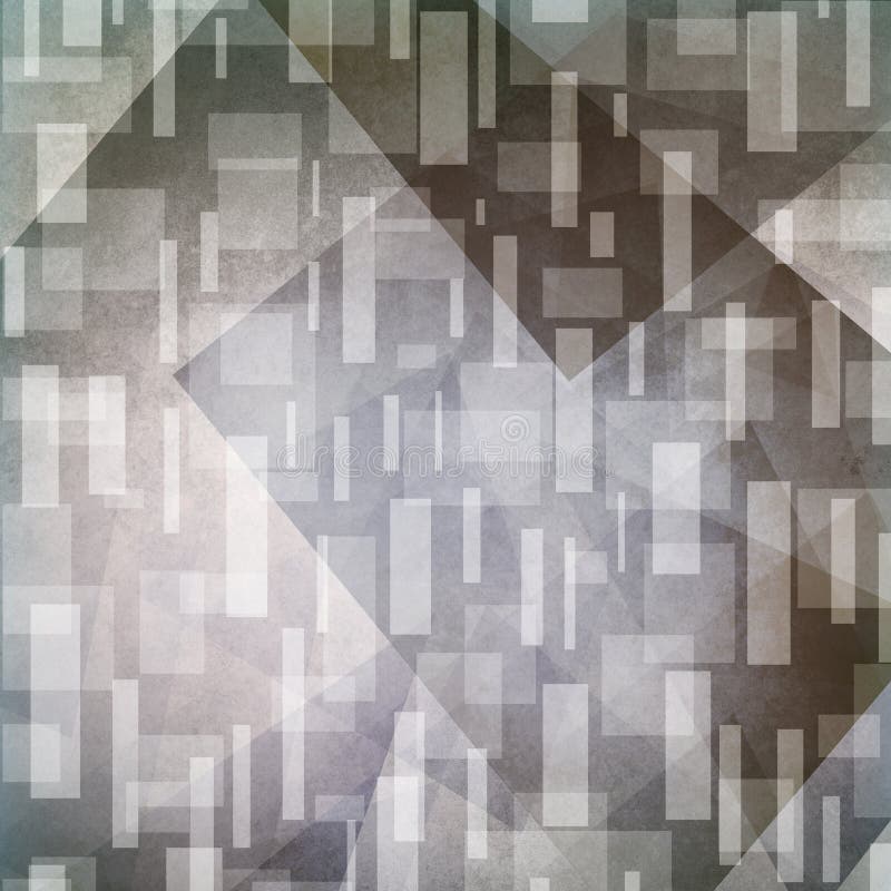 Abstract Gray Background. Artsy Rectangles and Triangle Shapes in ...