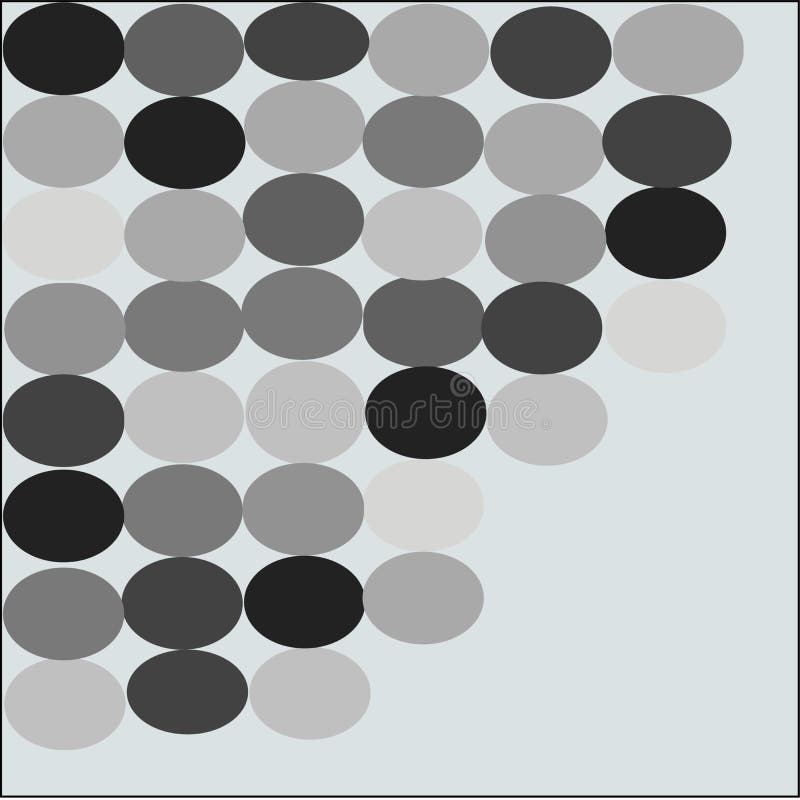 Abstract Gray Background Color Gray Light and Dark Balls Lined Rows ...