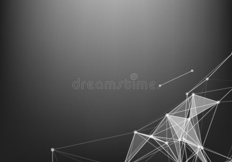 Abstract Gray Background. Futuristic Vector Illustration. Technology ...