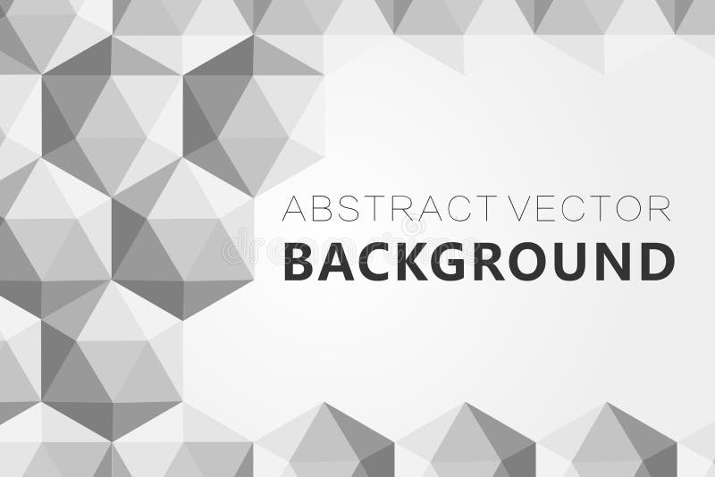 Abstract Gray Background, Low Poly Textured Triangle Shapes in Random Pattern, Trendy Lowpoly ...