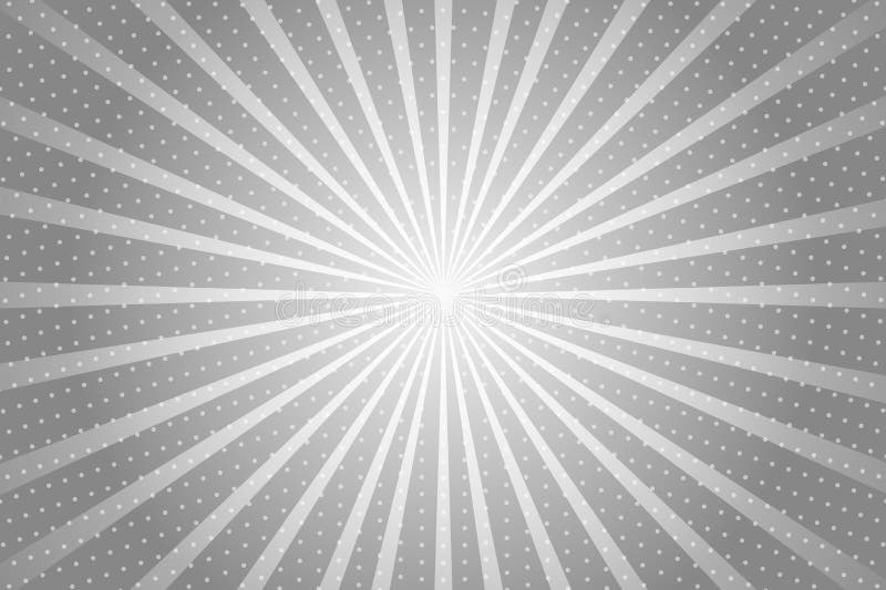 Abstract Gray Background with Sun Ray. Summer Vector Illustration Stock ...