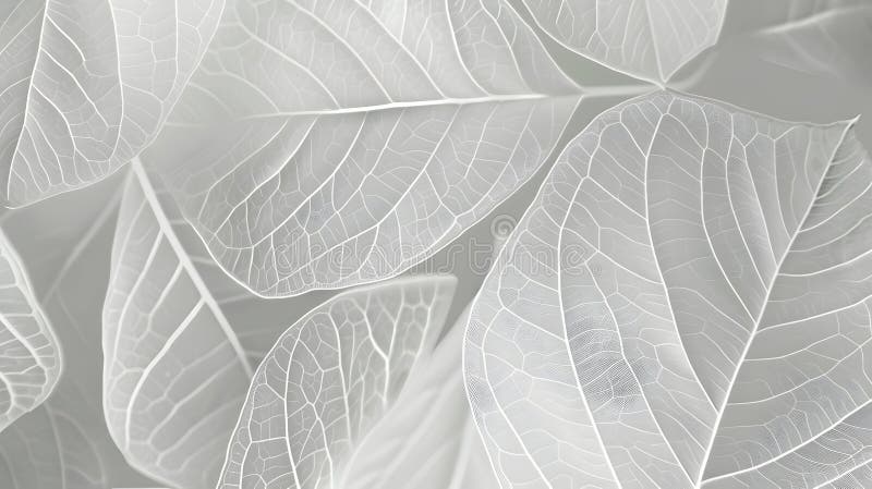 Abstract Gray Leaf Texture Background Stock Illustration - Illustration ...