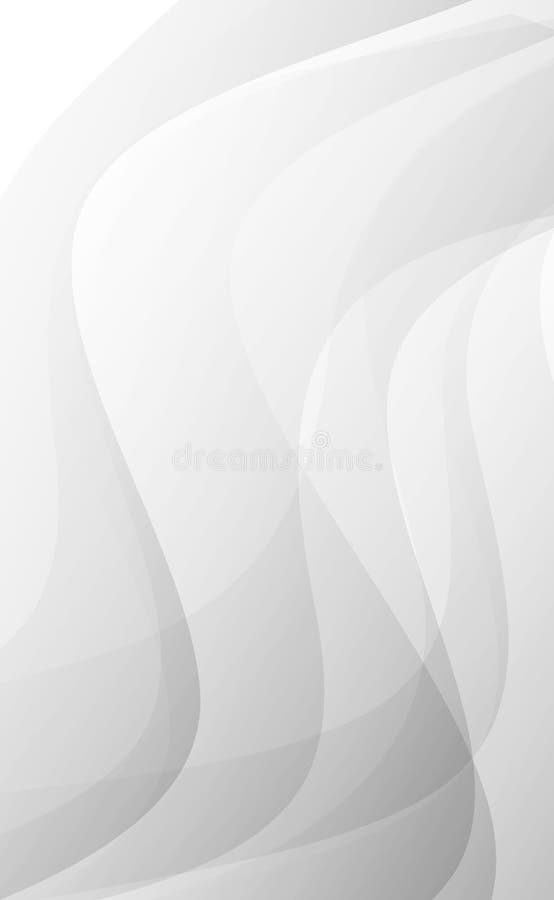 Abstract Gray Background with Wavy Lines - Vector Stock Vector ...