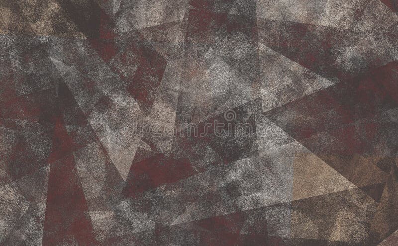 Abstract Gray Black Background with Random Geometric Triangle Pattern ...