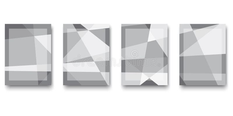 Abstract Gray Diamond Rectangles. Minimal Geometric Background. Gray ...