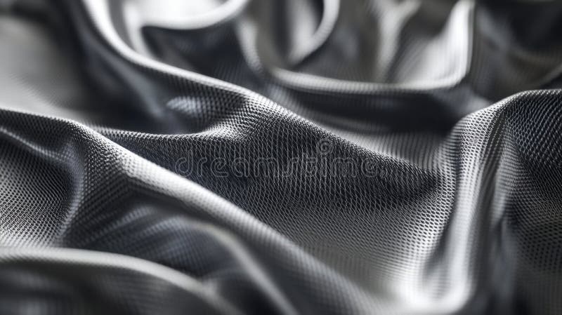 Abstract Gray Fabric Texture with Subtle Waves and Metallic Sheen Stock ...