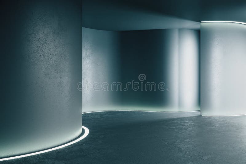 Abstract Gray Futuristic Warp in Interior Stock Illustration ... Abstract Gray Futuristic Warp in Interior Stock Illustration ...