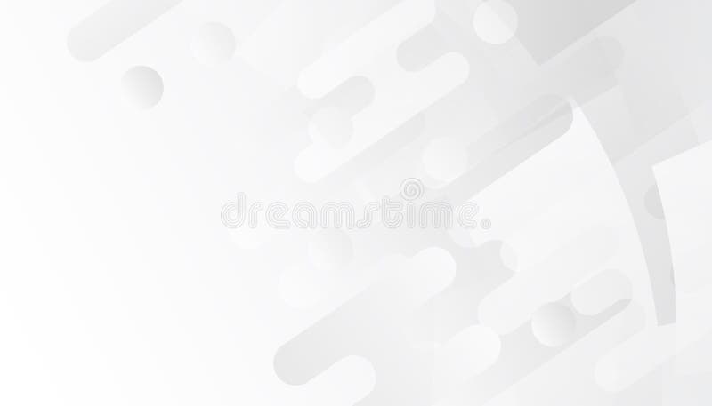 Abstract Gray Geometric Shape Design Elements on White Background ...