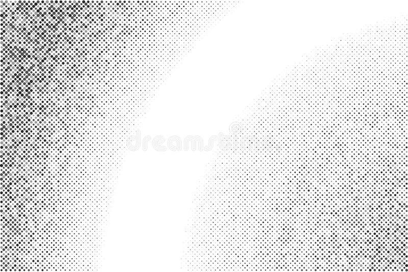 Abstract Gray Halftone Circles Texture Consists of Different Dots ...