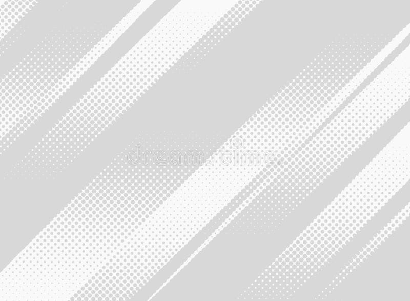 Abstract Gray Halftone Line Pattern Decoration Background. Illustration ...