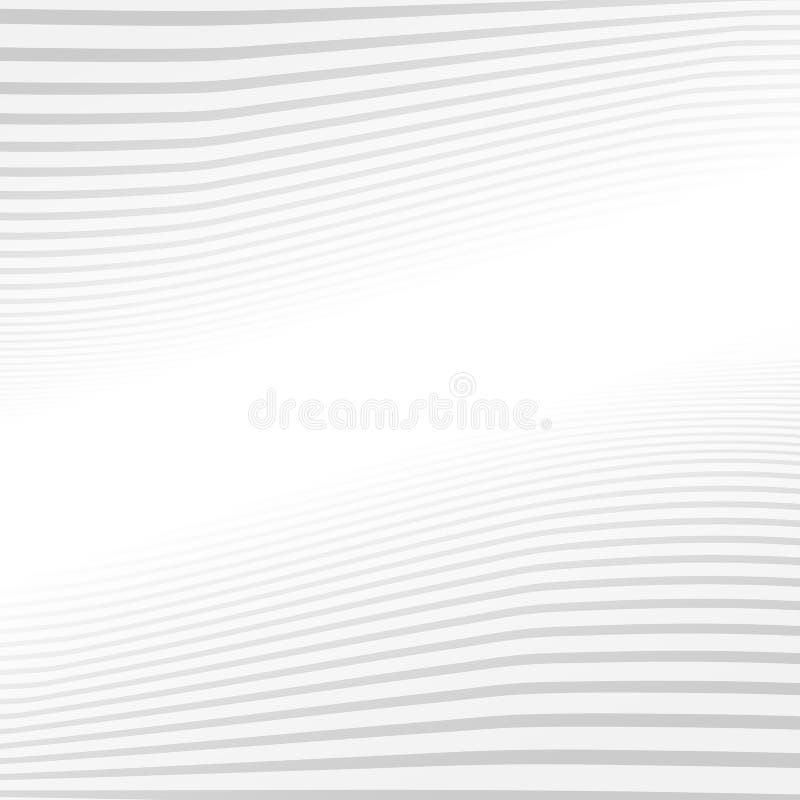 Abstract Gray Lines Wave Pattern on White Background Texture. Stock ...