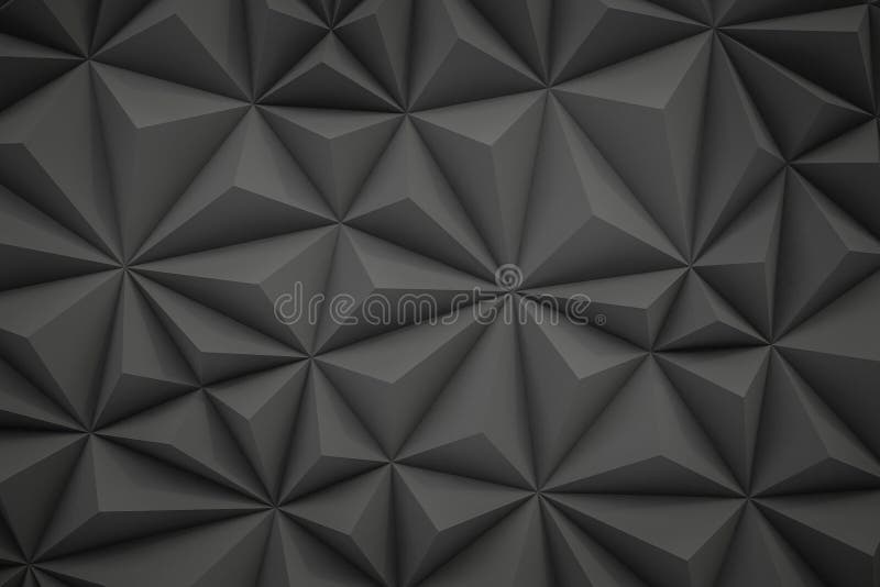 Abstract Gray Low Poly Background with Copy Space 3d Render Stock Photo ...