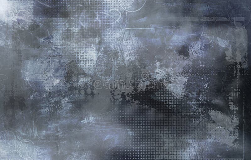 Abstract Gray Shapes, Textures and Pattern Stock Illustration ...