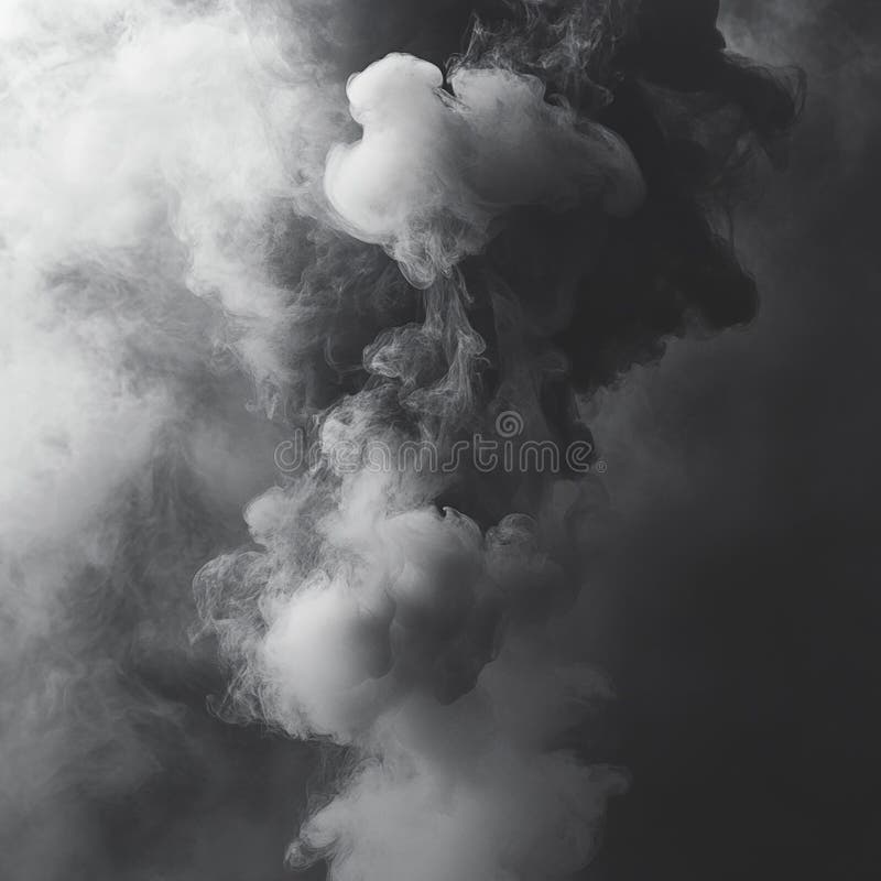 Abstract Gray Smoke Background Stock Illustration - Illustration of ...