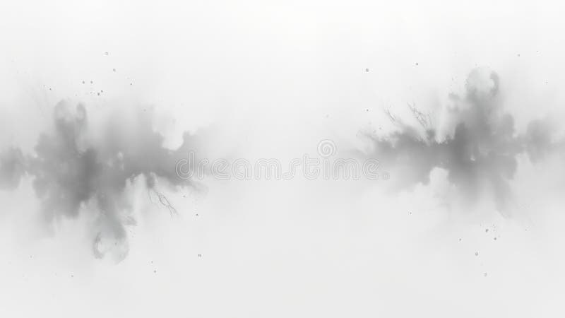 Abstract Gray Smoke Effect on White Stock Illustration - Illustration ...