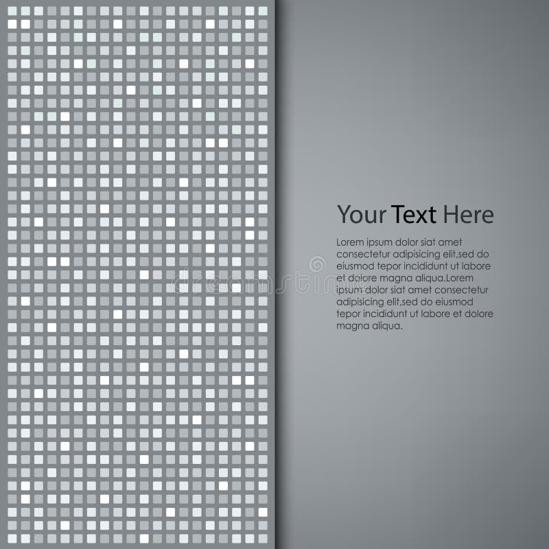 Abstract Gray Square Background Stock Vector - Illustration of square ...