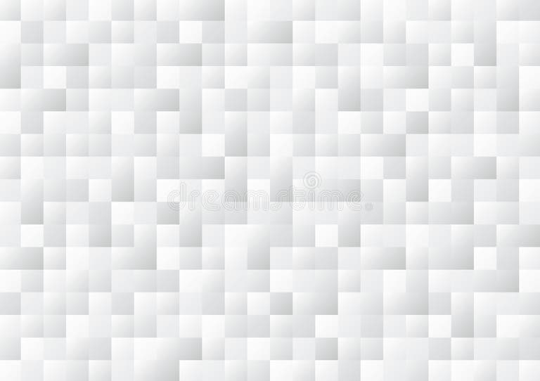 Abstract Gray Square Shape Design Elements on White Background. Vector ...