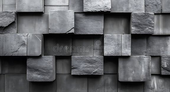Abstract Gray Stone Blocks Interlocking Pattern Background Surface ...