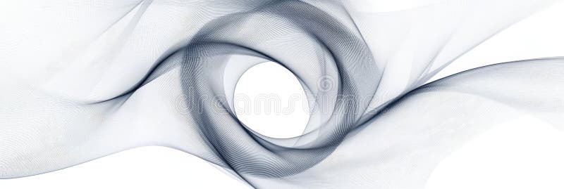 Abstract Gray Swirl Logo Pattern Elegant Flowing Abstract Design ...