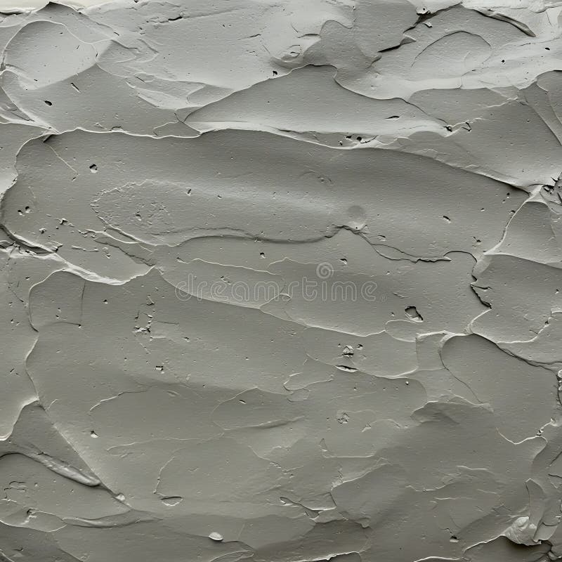 Abstract Gray Texture Background Featuring Smooth and Rough Plaster ...