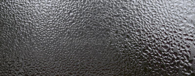 Abstract Gray Texture of Condensed Mist on a Cold Glass Stock Image ...