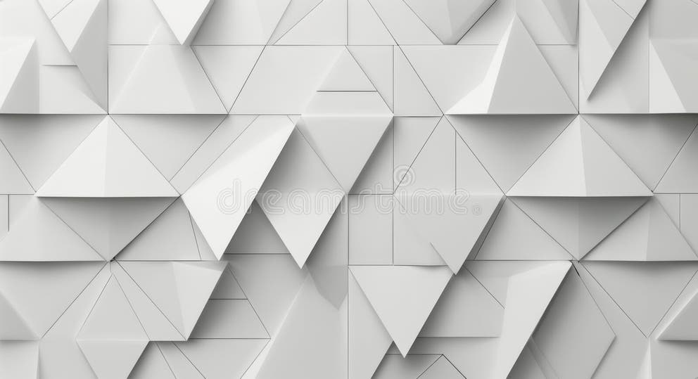 Abstract Gray Triangle Pattern Background Stock Photo - Image of generative, monochrome: 325425858
