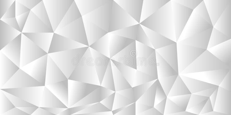 Abstract Gray Triangle Shapes Design Elements on White Background ...