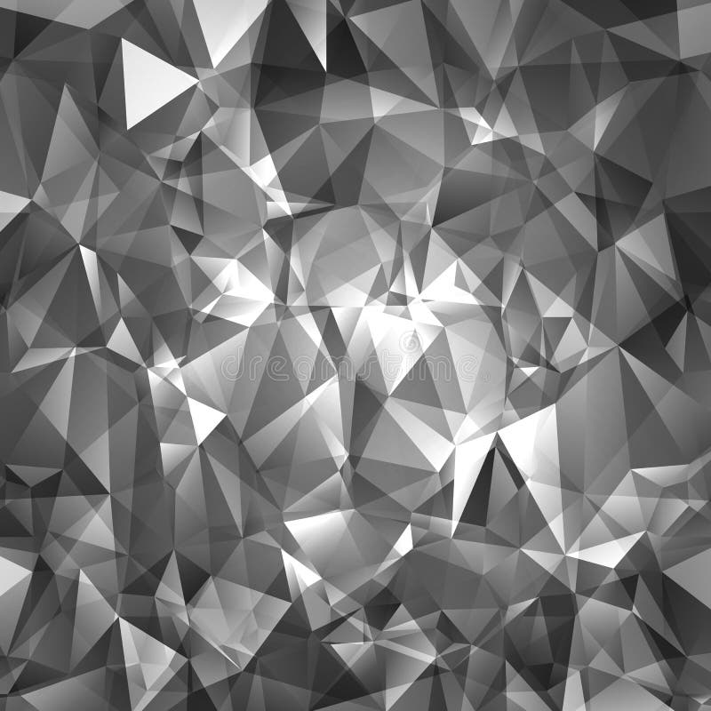 Abstract Gray Triangles Background Stock Vector - Illustration of copy ...