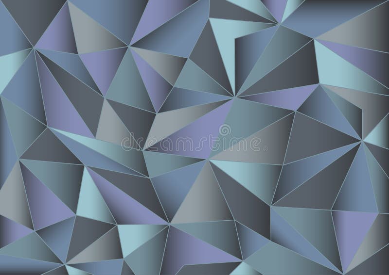 Abstract Gray Triangles 3d Background Stock Vector - Illustration of ...