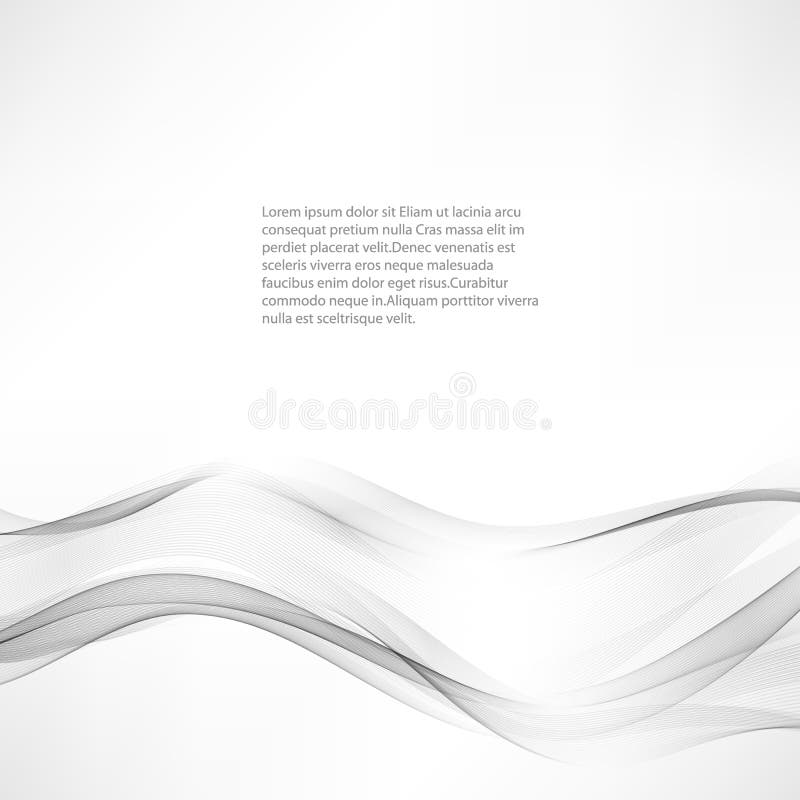 Abstract Gray Wave Background Gray Wave Flow Stock Vector ...