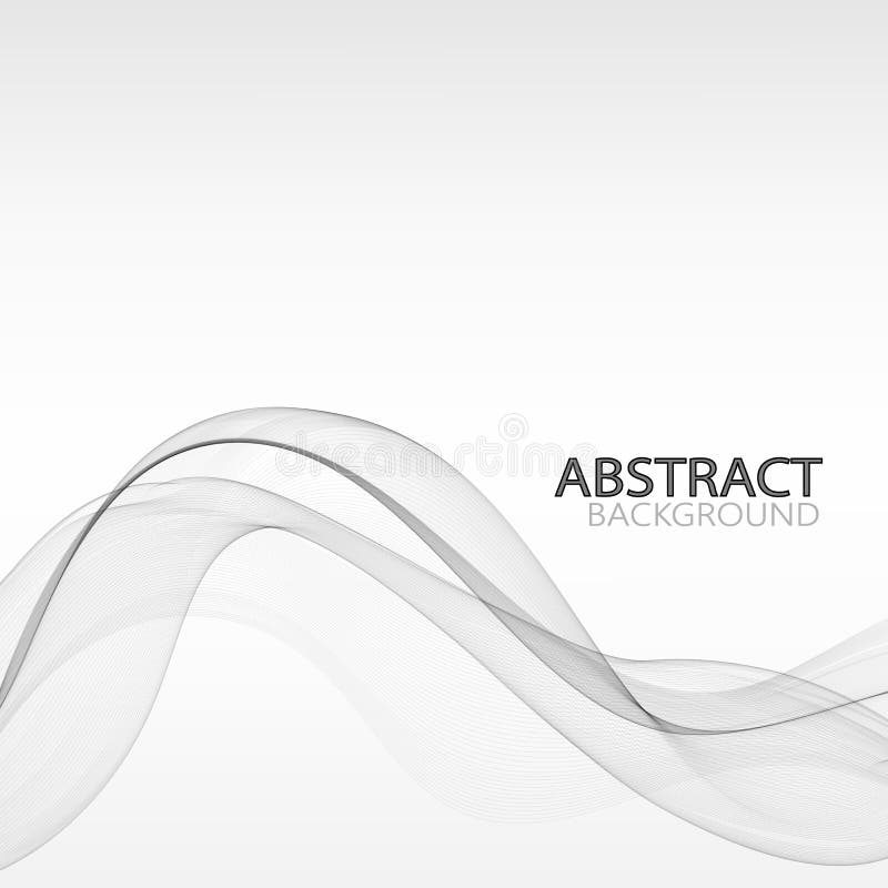 Abstract Gray Wave Element for Design, Vector Illustration Eps10 Stock ...