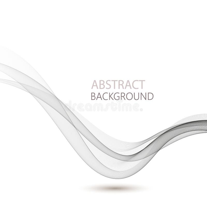 Abstract Gray Wave Element for Design, Vector Illustration Eps10 Stock ...
