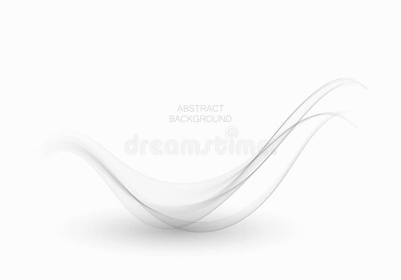 Abstract Gray Wave Vector Abstract Background Wave Stock Vector ...