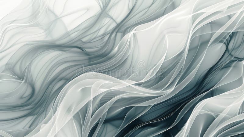Abstract Gray Waves Background Stock Illustration - Illustration of ...